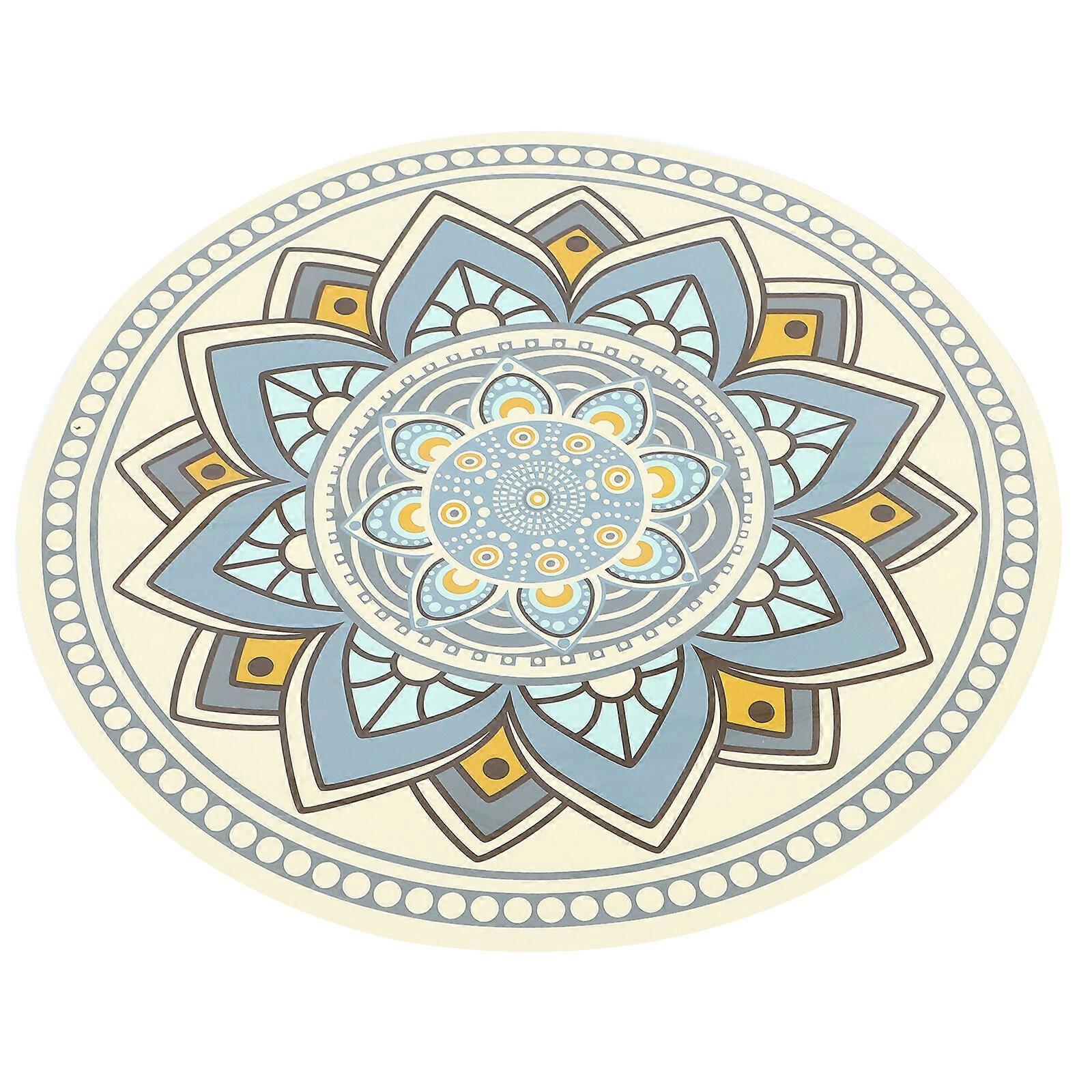 Round Table Sticker Mandala Waterproof Dining Round Table Decal Table ...