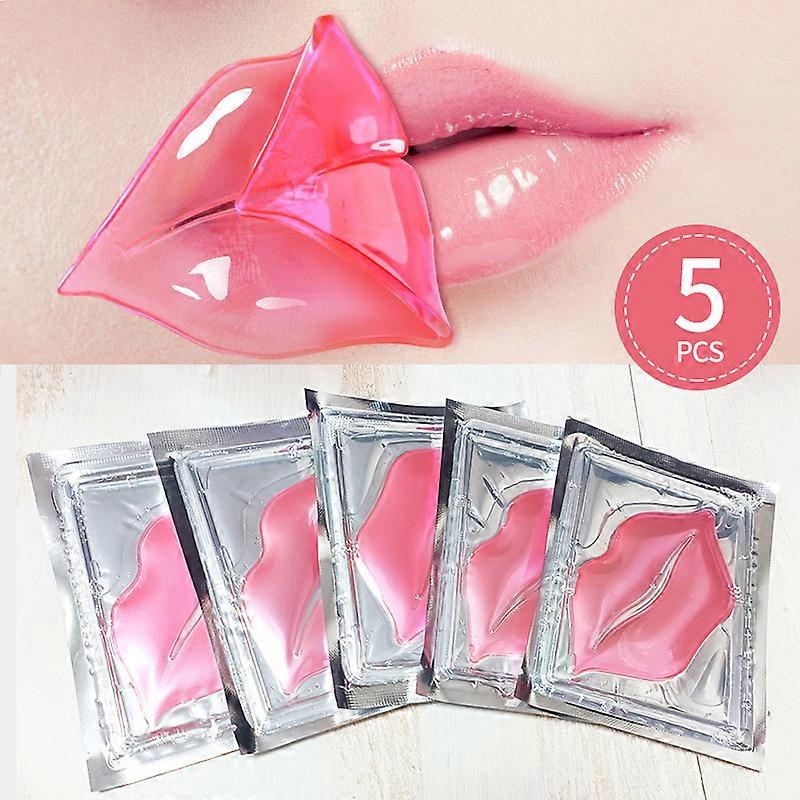 5/6/8/10/12Pack Lip Mask Hydrating Patches Repair Lines Lip Plumper Pad ...