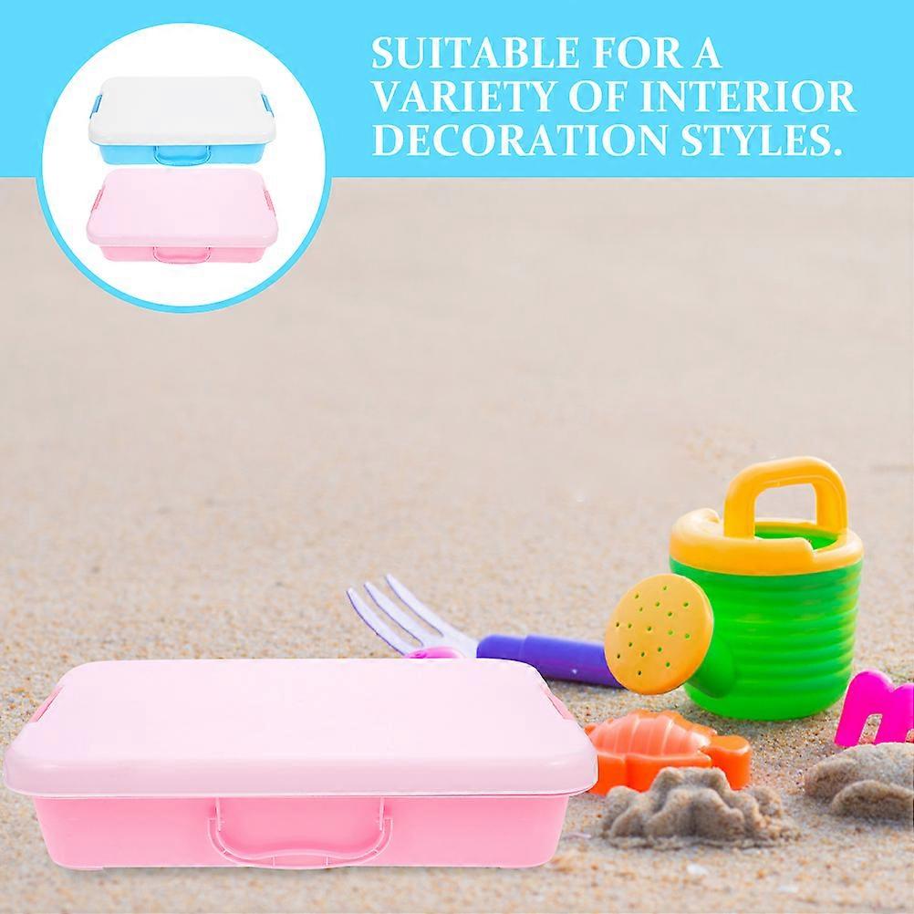 2pcs Portable Sand Tray Storage Box For Kids Sand Tray Sandbox With Lid ...