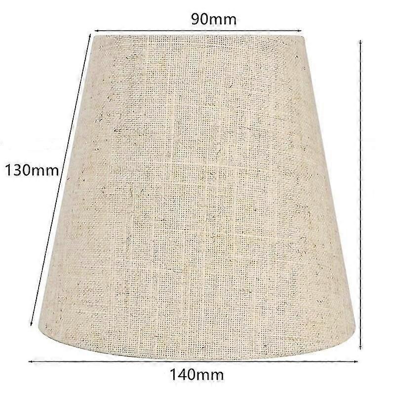 2 Pack Clip On Lamp Shade, Wall Lamp Droplight Fabric Lamp Shade Little ...