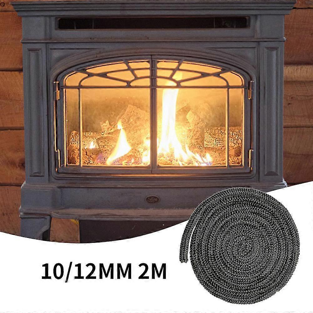 6/8/10/12mm 2M Fireplace Sealing Rope Gasket Cord Wood Burning Stove ...