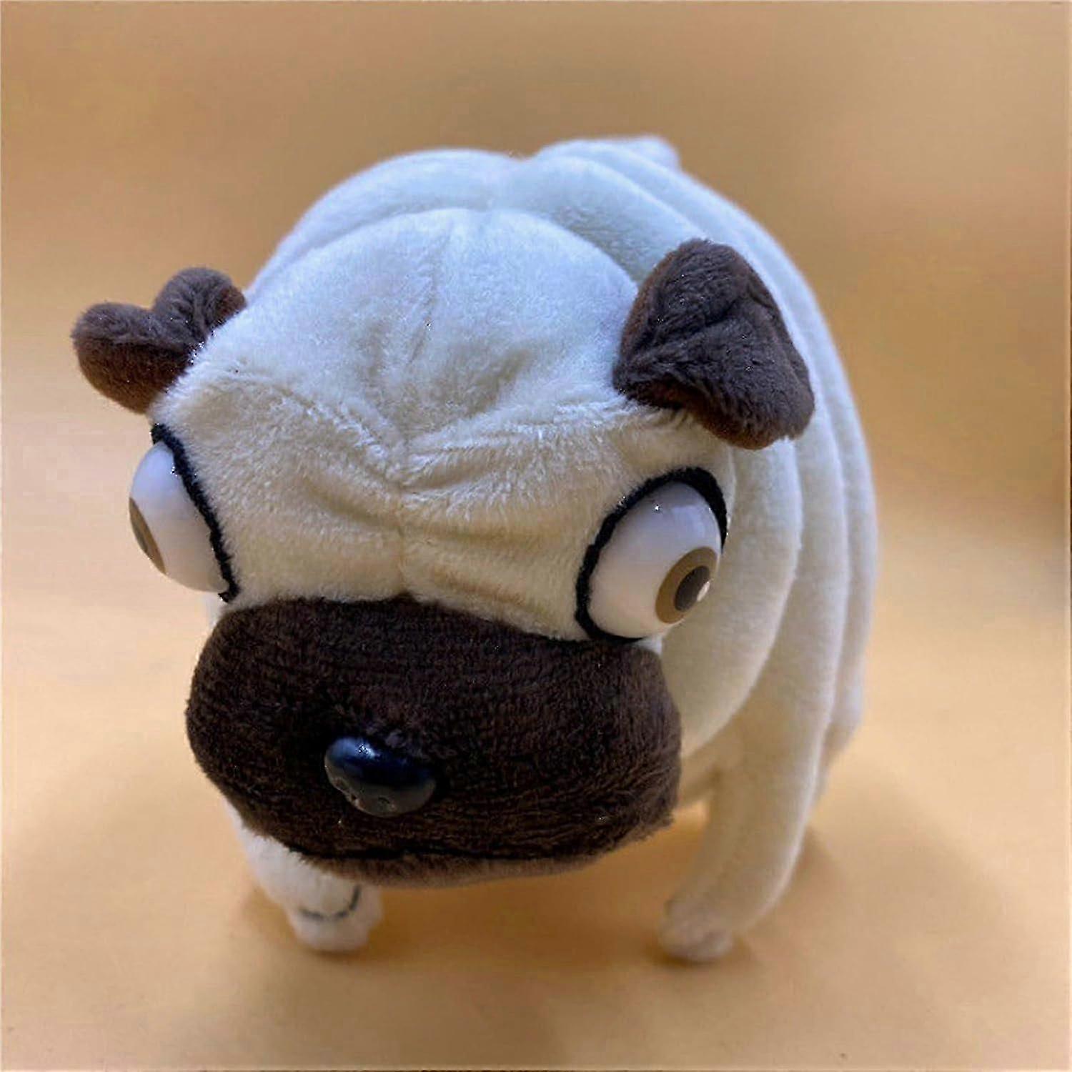 Hilarious Pug Stuffed Animal - 6" Funny Ugly Cute Pug Dog Plush Toy ...