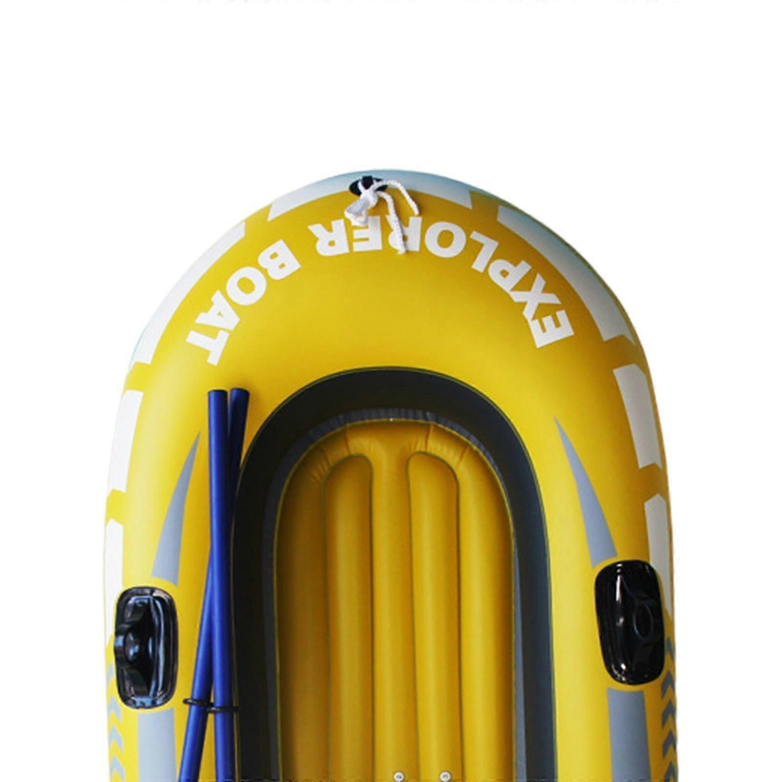 Inflatable Dinghy Boat Inflatable Kayak with Oar Mounts Water Raft ...