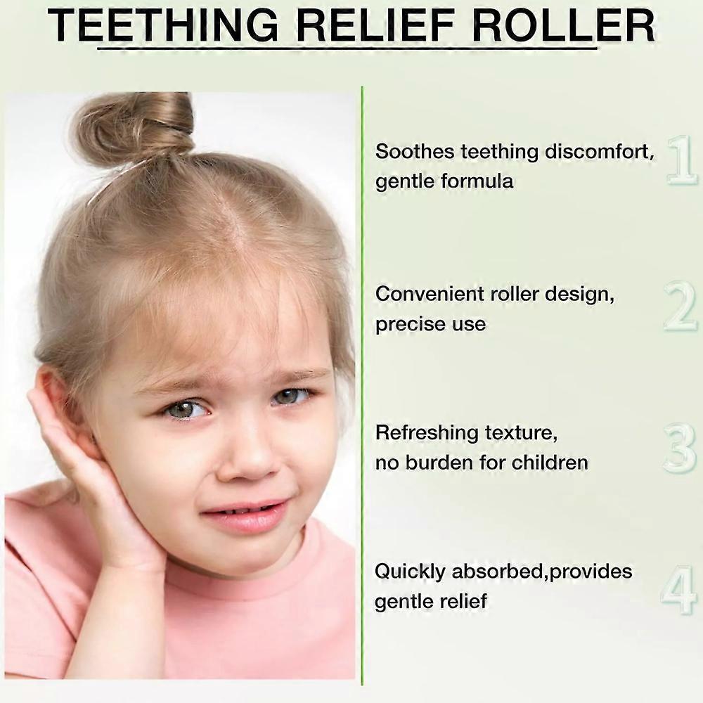 Teeth Relief Roller Essential Oil , Teething Roller Natural Pain Relief ...