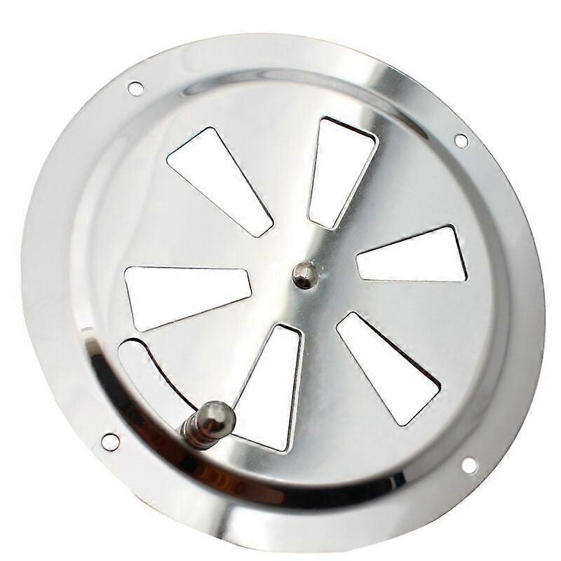 One-piece ventilation grille Round adjustable vent Stainless steel air ...