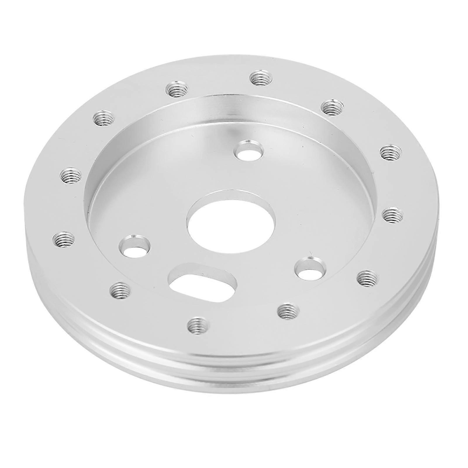 Universal Steering Wheel to Grant 3 Hole 0.5in Hub Spacer Pad for 6 Hole Adapter(Silver) | Fruugo UK