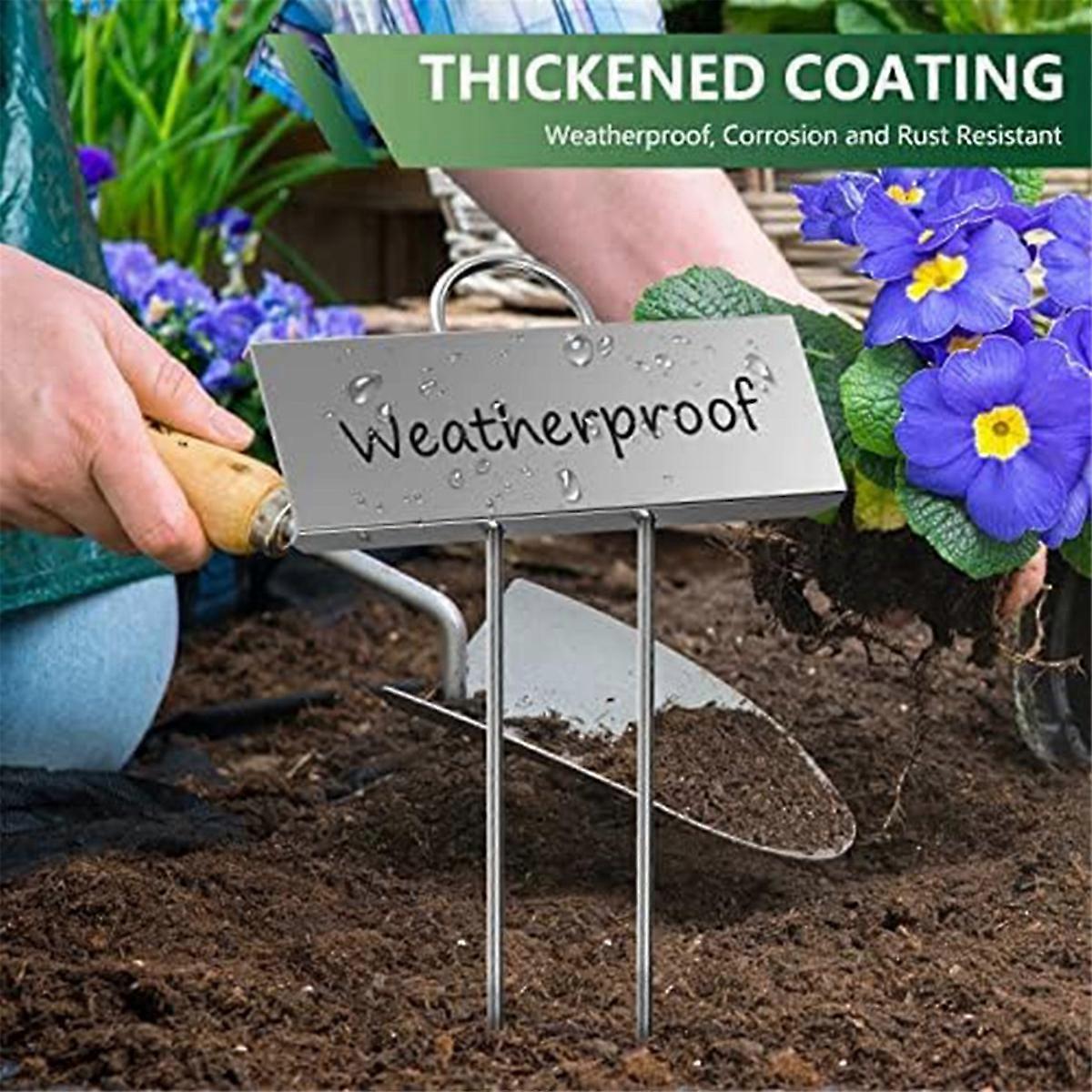 30-Pack Metal Plant Labels Weatherproof Garden Markers Reusable | Fruugo UK
