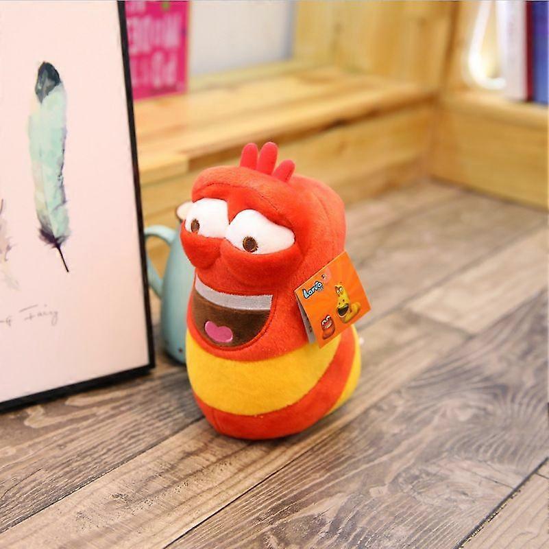 3 Pcs Larva Plush Toys - Yellow & Red Insect Cartoon Characters, 9-Inch ...