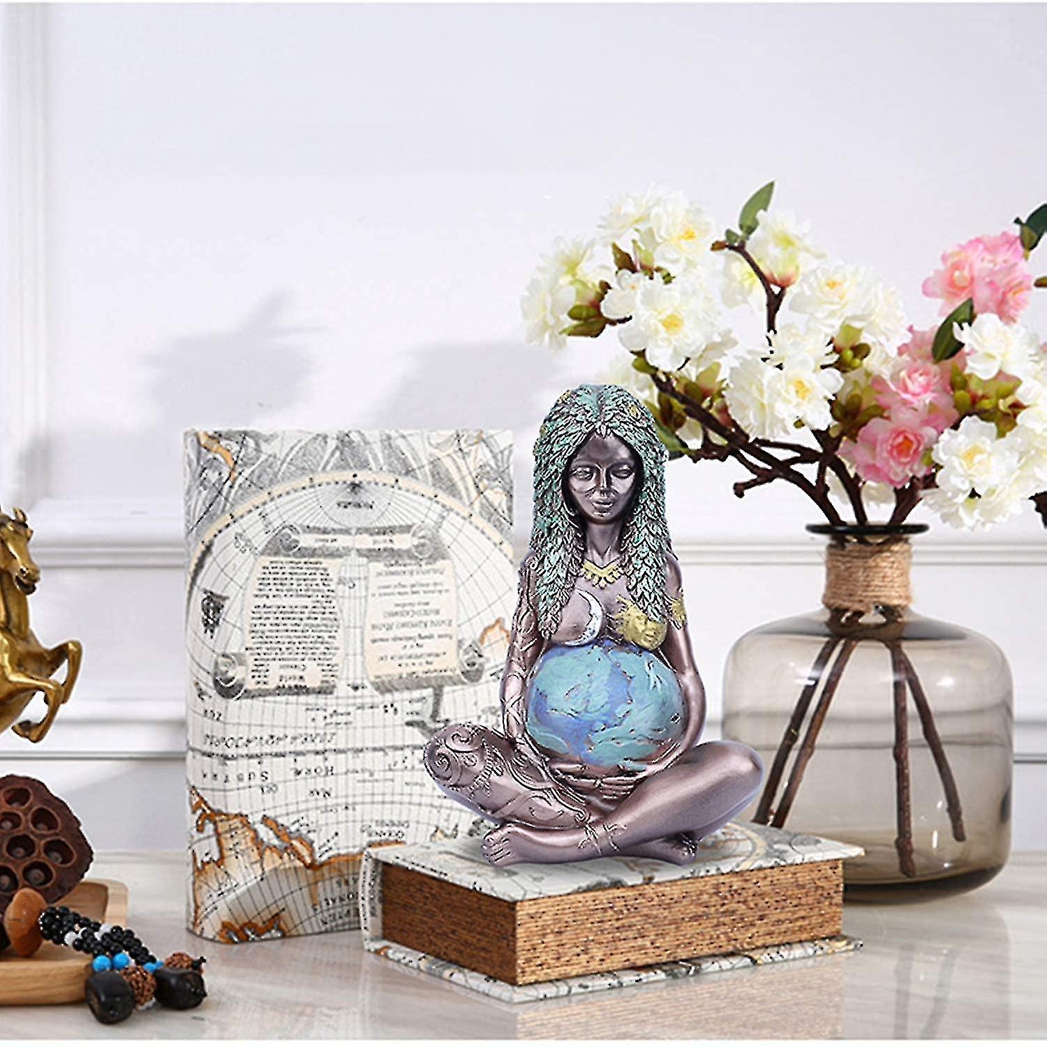 Millennial Gaia Statue Mother Earth Goddess Art Statue Easter Gift ...