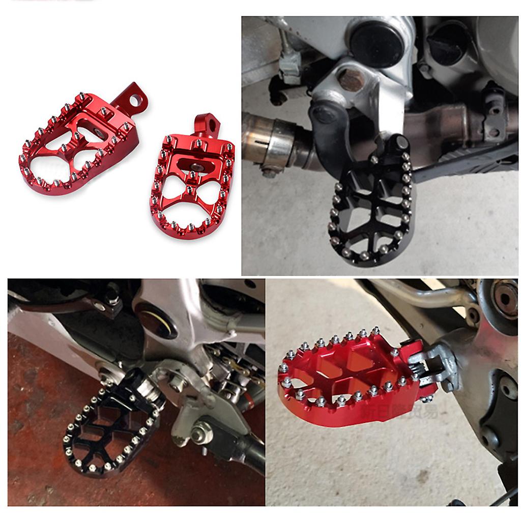 Cnc Wide Foot Pegs Motorcycle Footrest Foot Pegs Motorcycle ...