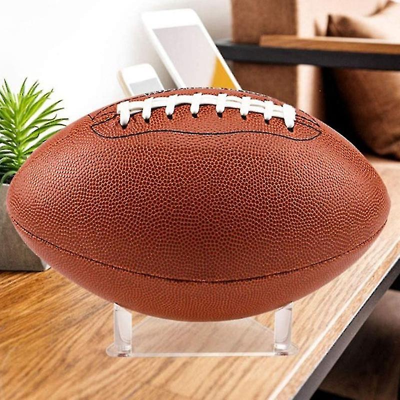 Acrylic Ball Stand - Holds Footballs, Basketballs, Volleyballs Or ...