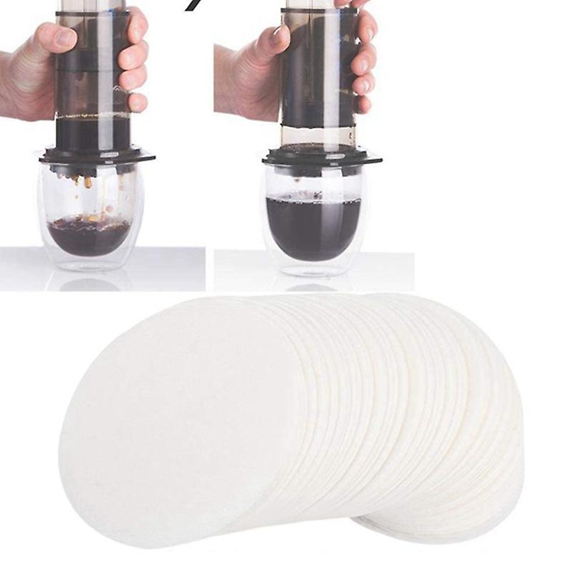 500pcs Round Coffee Filter Paper For Espresso Coffee Maker V60 Dripper ...