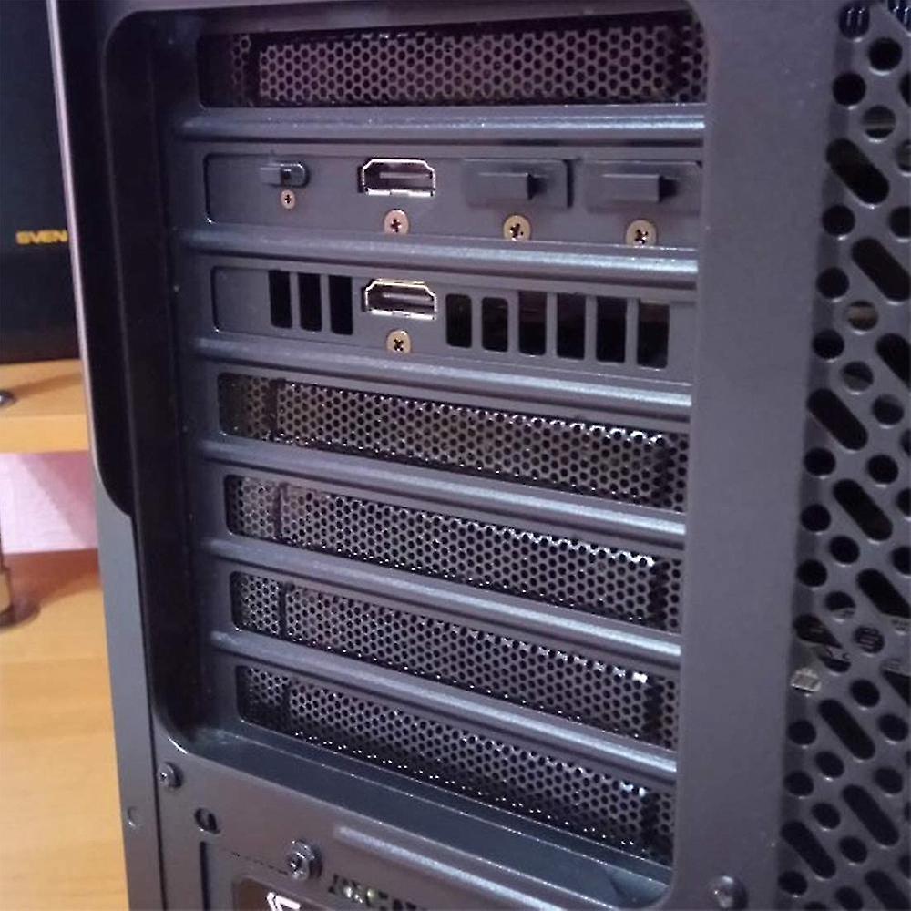 20 Pieces Pci Slot Cover Hard Steel Dust Filter Blanking Plate, Vented ...