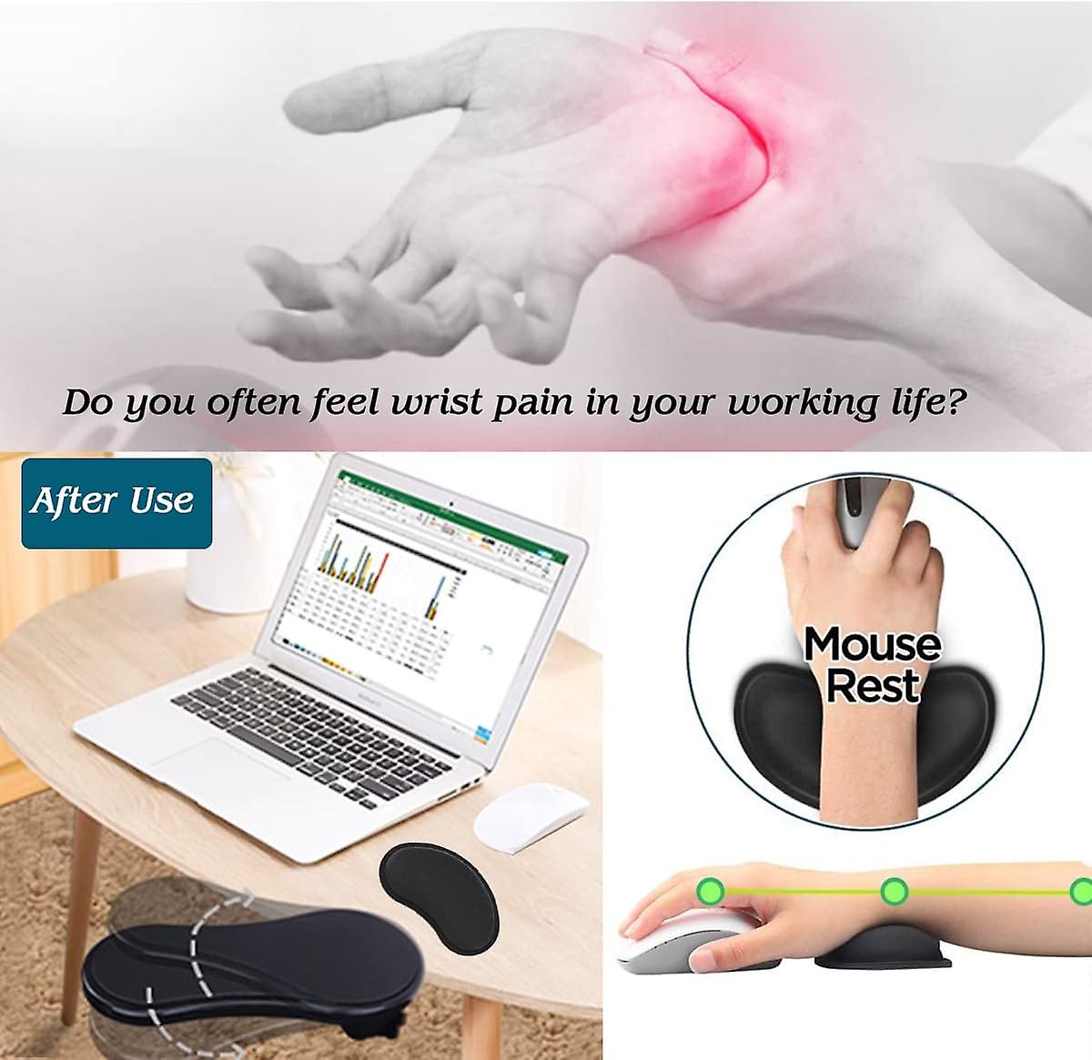 Ergonomic Arm Rest Support for Desk Armrest,Keyboard Wrist Rest Mouse ...