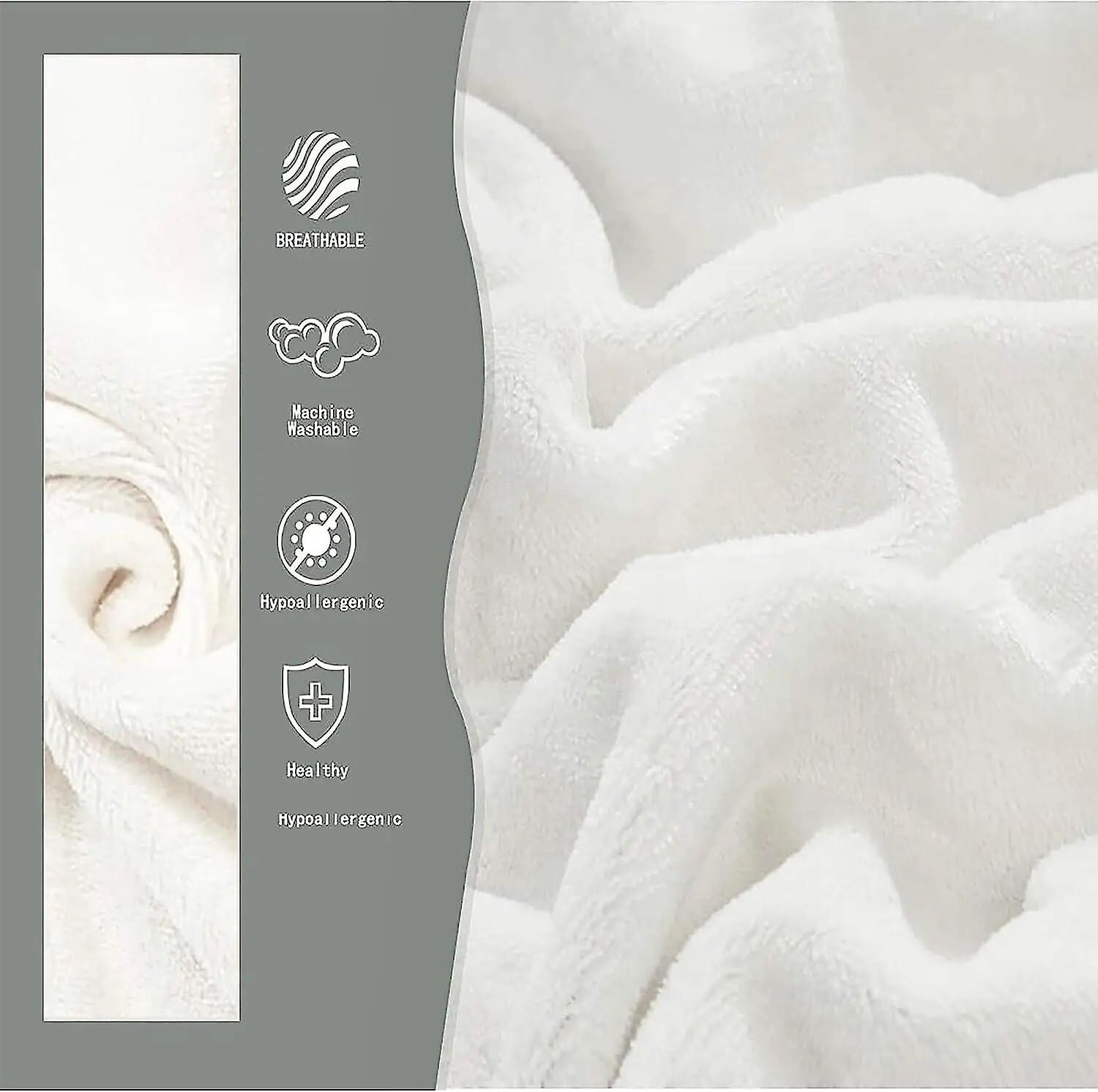 Traditional Moroccan Bohemian New Flannel Plush Throw Sofa Blankets Bed ...