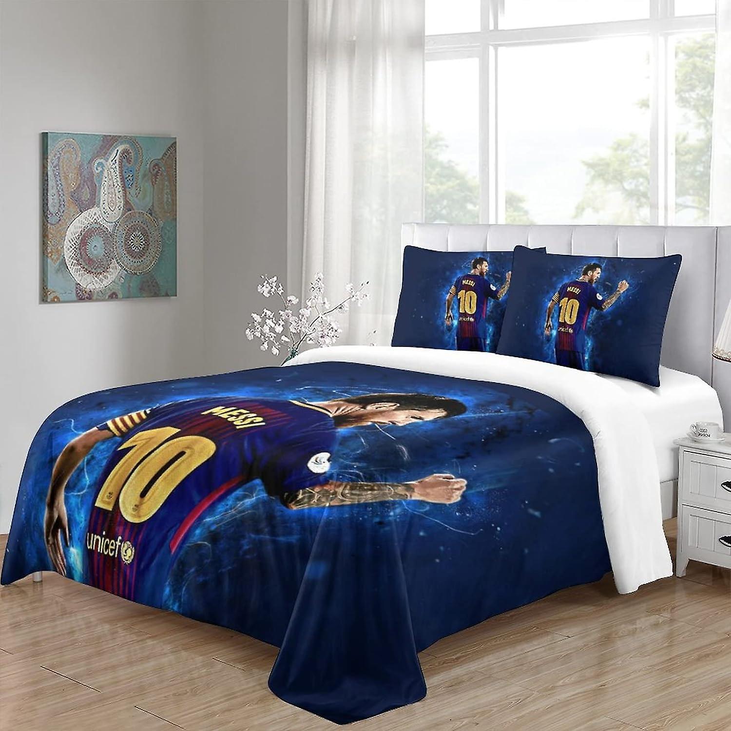 Football Superstar Duvet Cover World Cup Football Superstar Lionel ...