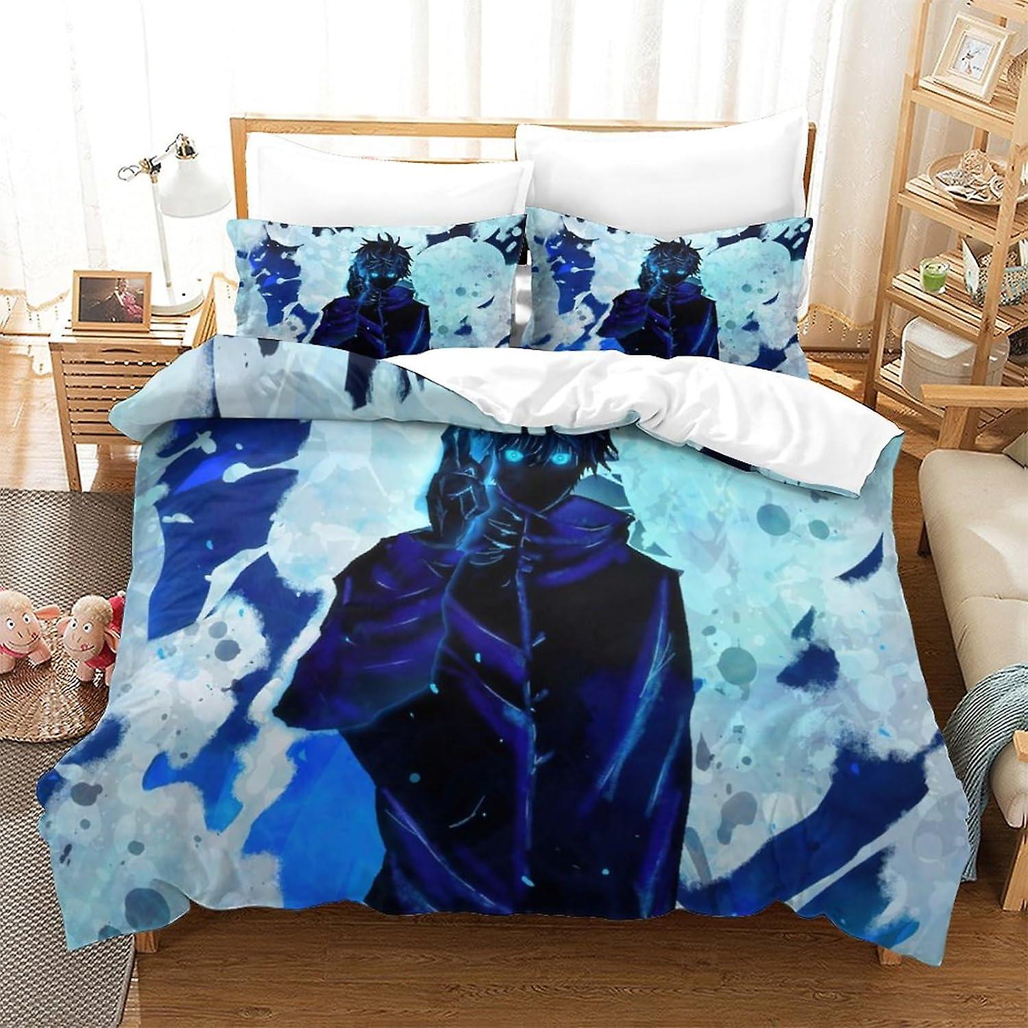 Anime Satoru Gojo Duvet Cover Set Universe Galaxy Bedding Set for Kids ...