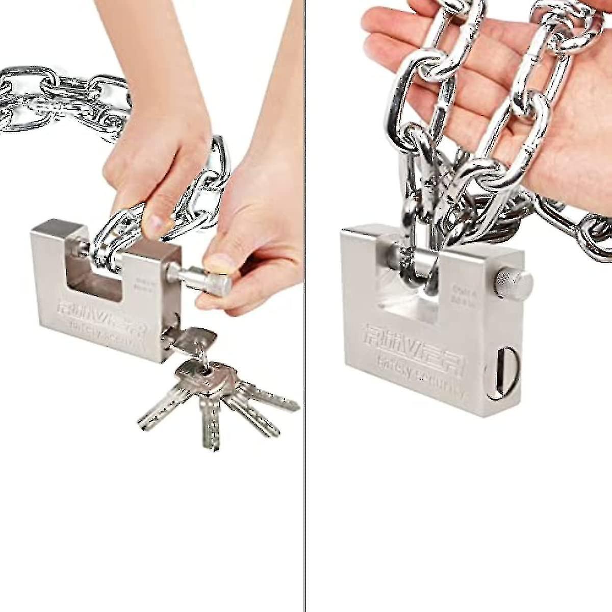 Allright 2pcs 104mm Padlock Heavy Duty Container Padlock High Security ...
