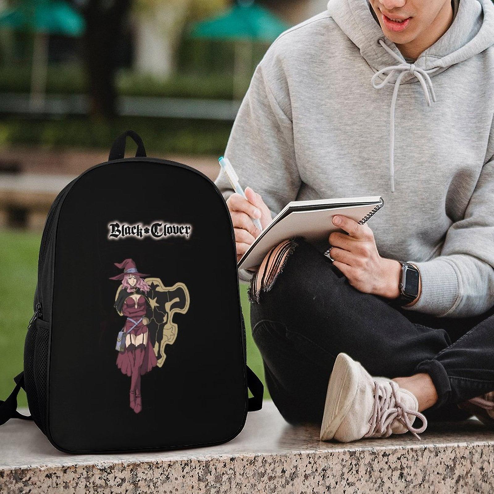 Anime Black Clover Unisex, Leisure Backpack for Adults,Large Capacity ...
