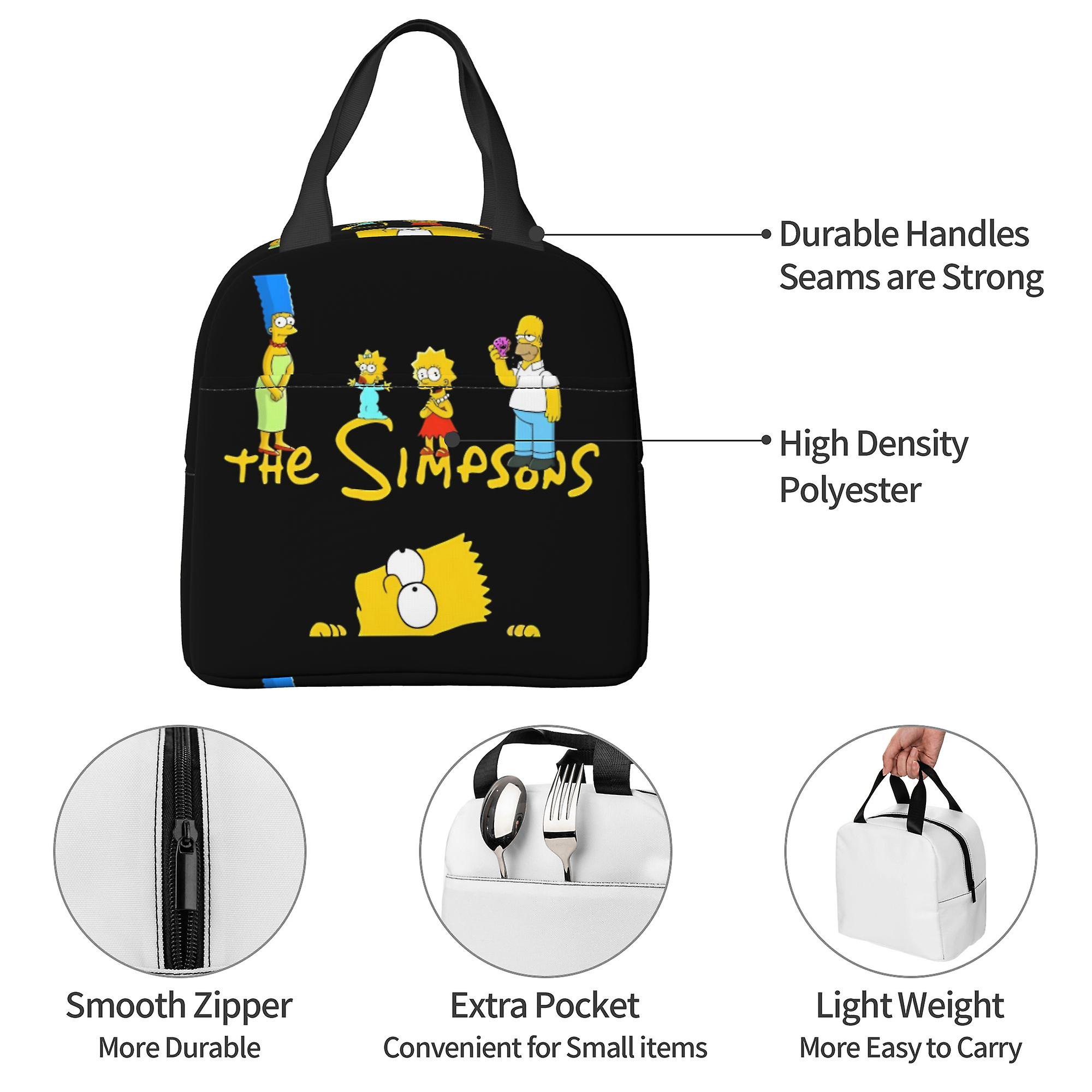 The Simpsons Lunch Bag Lunch Bag Tote Bag Insulated Lunch Box Picnic ...