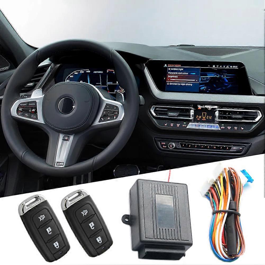 less Entry Car Key Systems Key blade System APP Auto Remote Central Kit ...