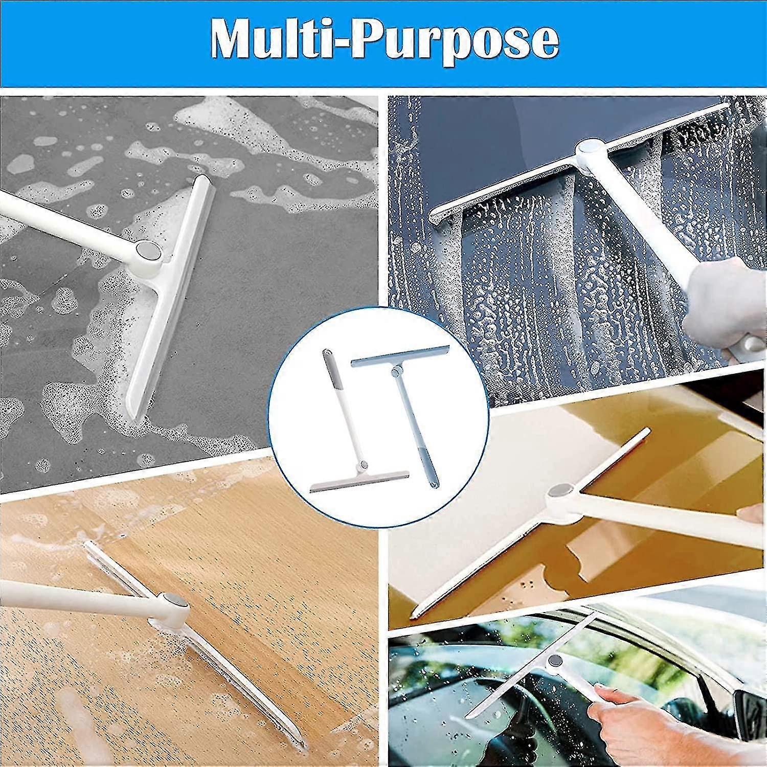 Jul silikon torkare 2 stycken fönster skrapa med gummi läpp ...