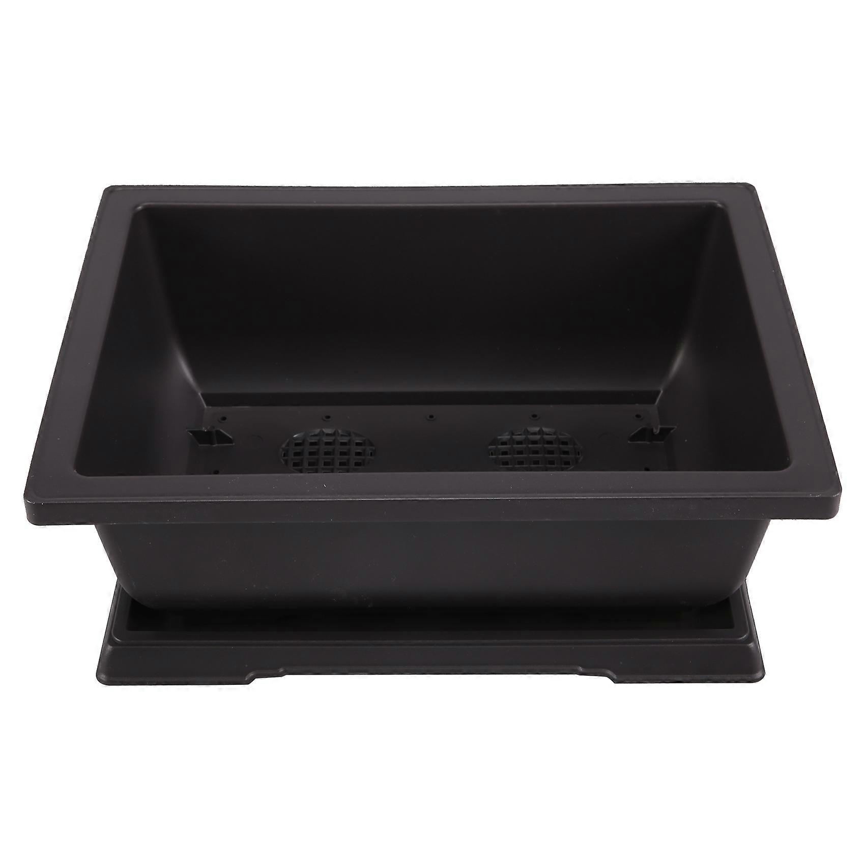 Large Flower Pot Rectangle Bonsai Nursery Planter Balcony Container ...