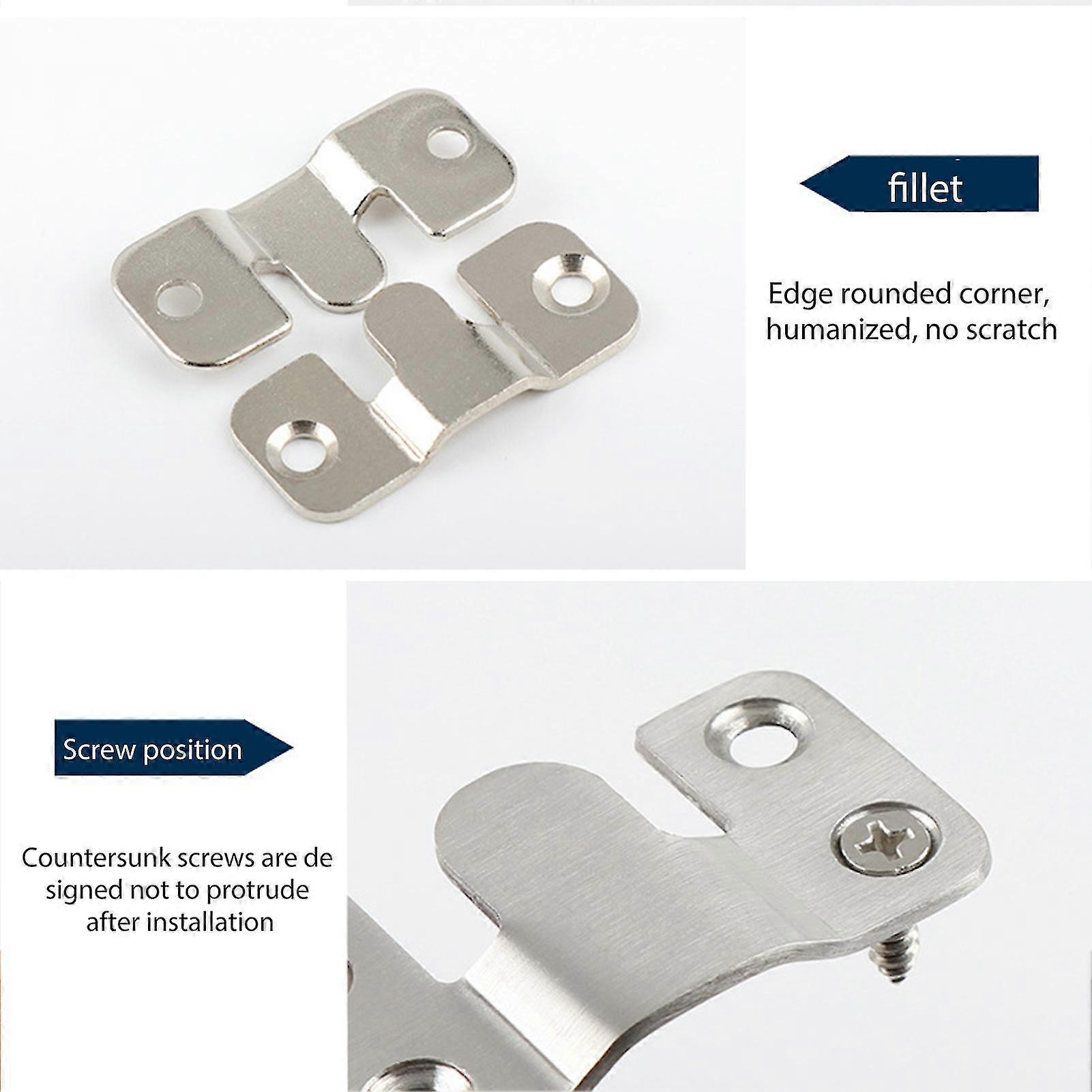 Picture Frame Hanger Heavy Duty Interlocking Hanger Hooks Stainless ...