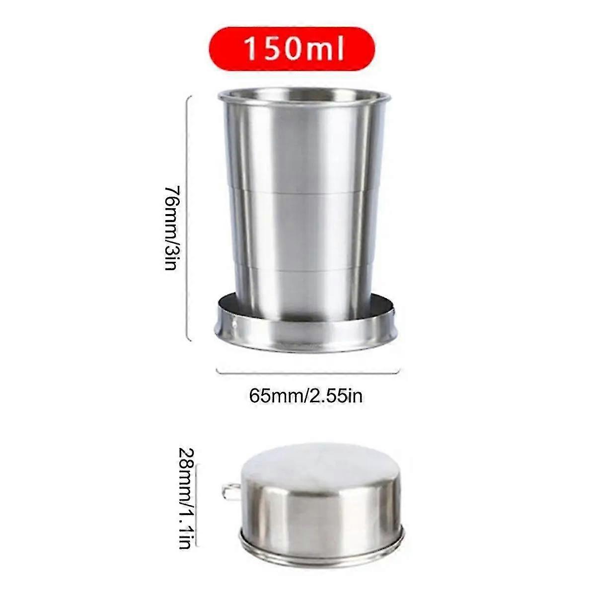 Portable Outdoor Travel Folding Foldable Cup Telescopic Mug Portable ...