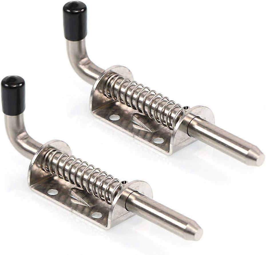 Door Spring Barrel Latch, 2 Pieces Door Spring Barrel Bolt, Heavy Duty ...