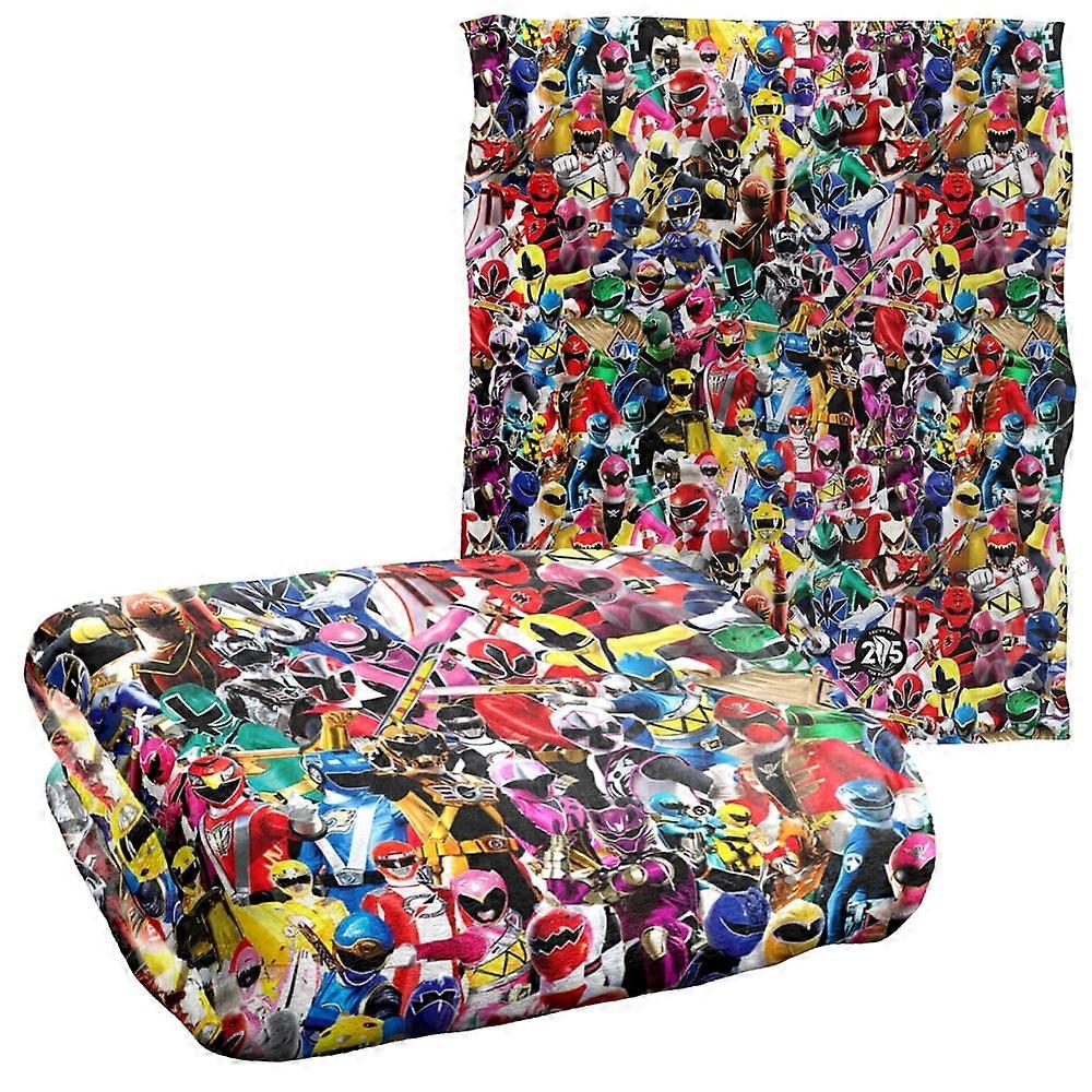 Power Rangers Crowd of Rangers Officially Licensed Silky Touch Super ...