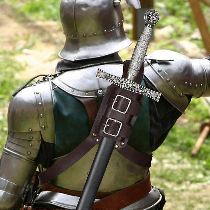 Blade Holster Costume Medieval PU Leather Blade Frog Cosplay Sheath For ...