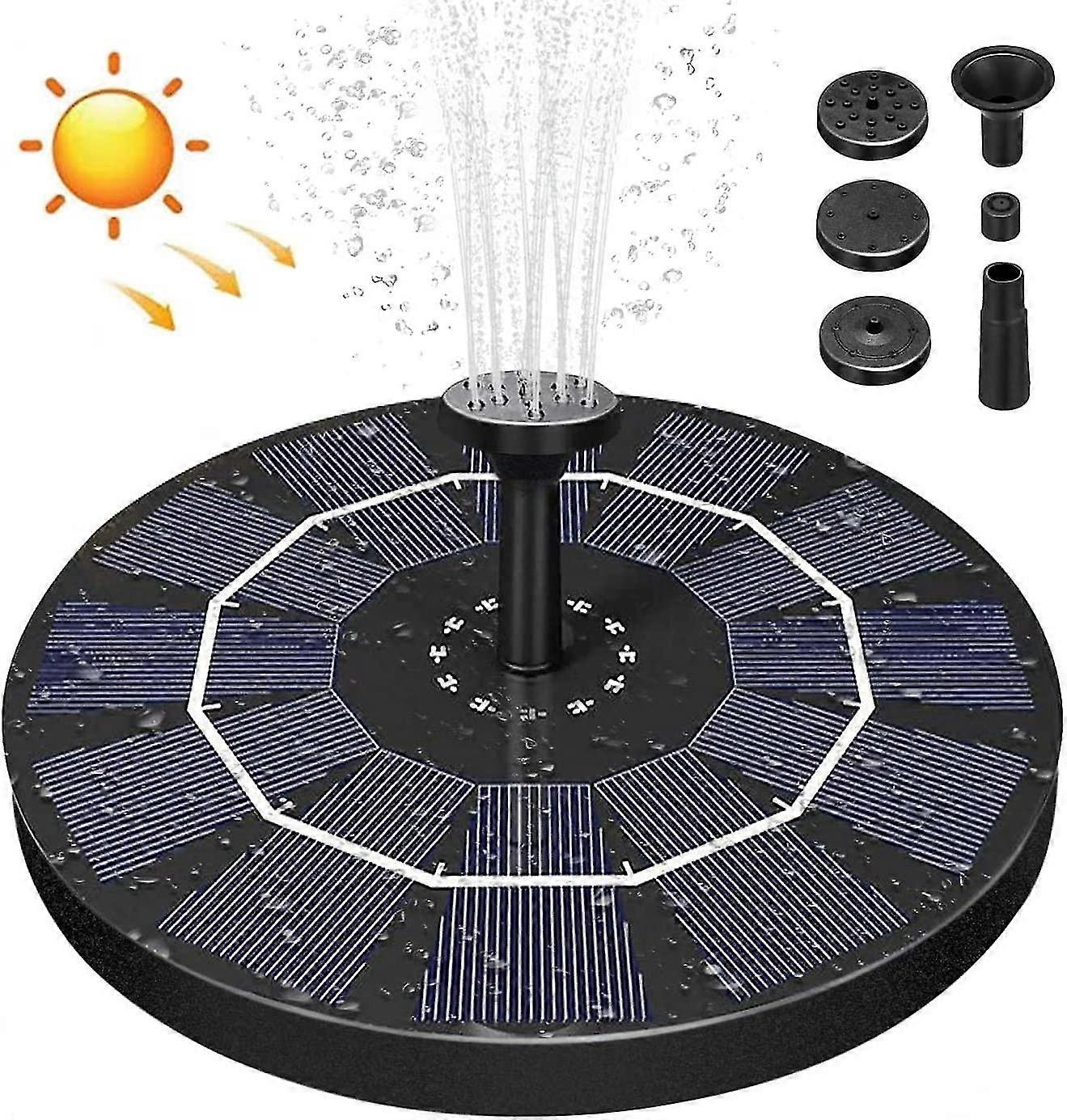 Solar Fountain Pump, Solar Floating Fountain Mini Garden Pump Floating ...
