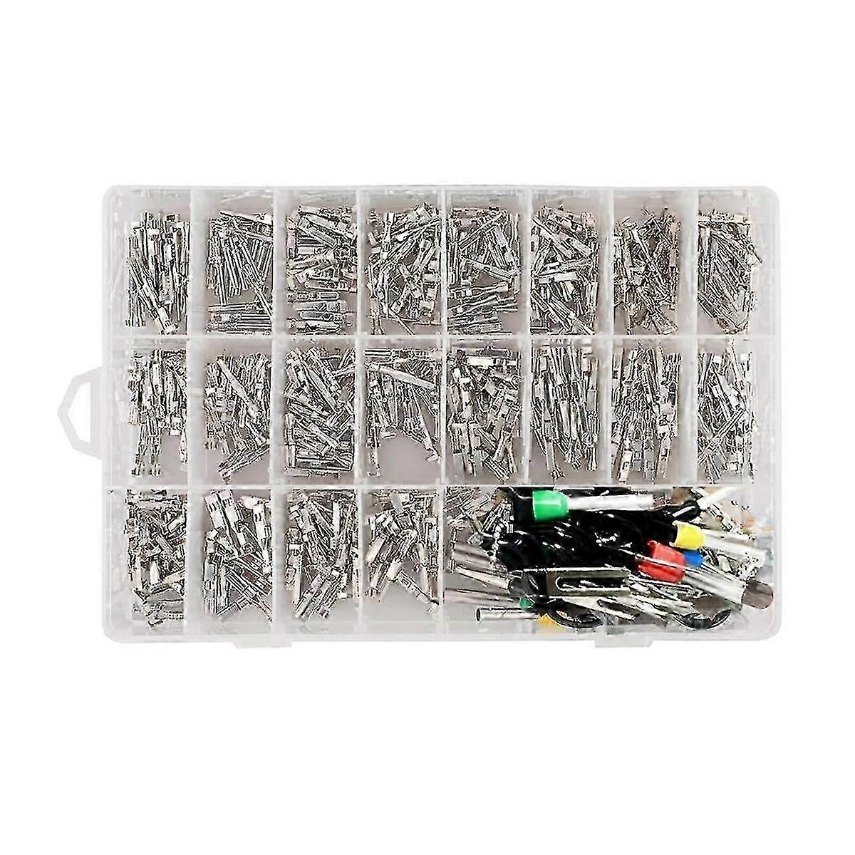 340Pcs 1/1.5/1.8/2.2/2.8/3.5mm Terminal Pins Wire Harness Pin Male ...
