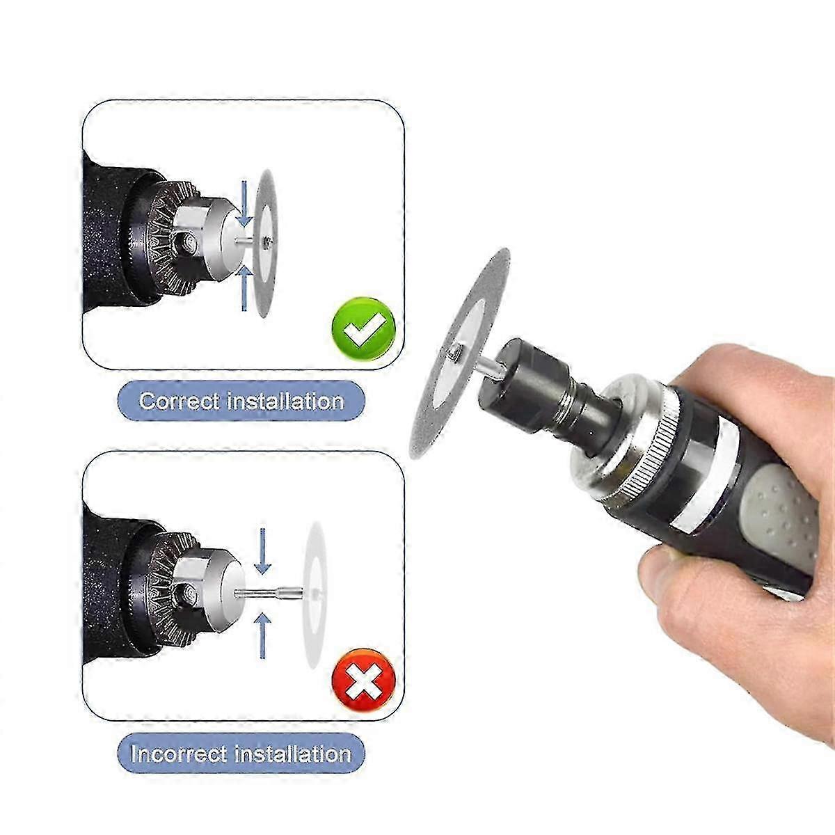 10 Pcs Glass Cutting Disc 60mm Diamond Cutting Wheel Cut Off Wheels for ...