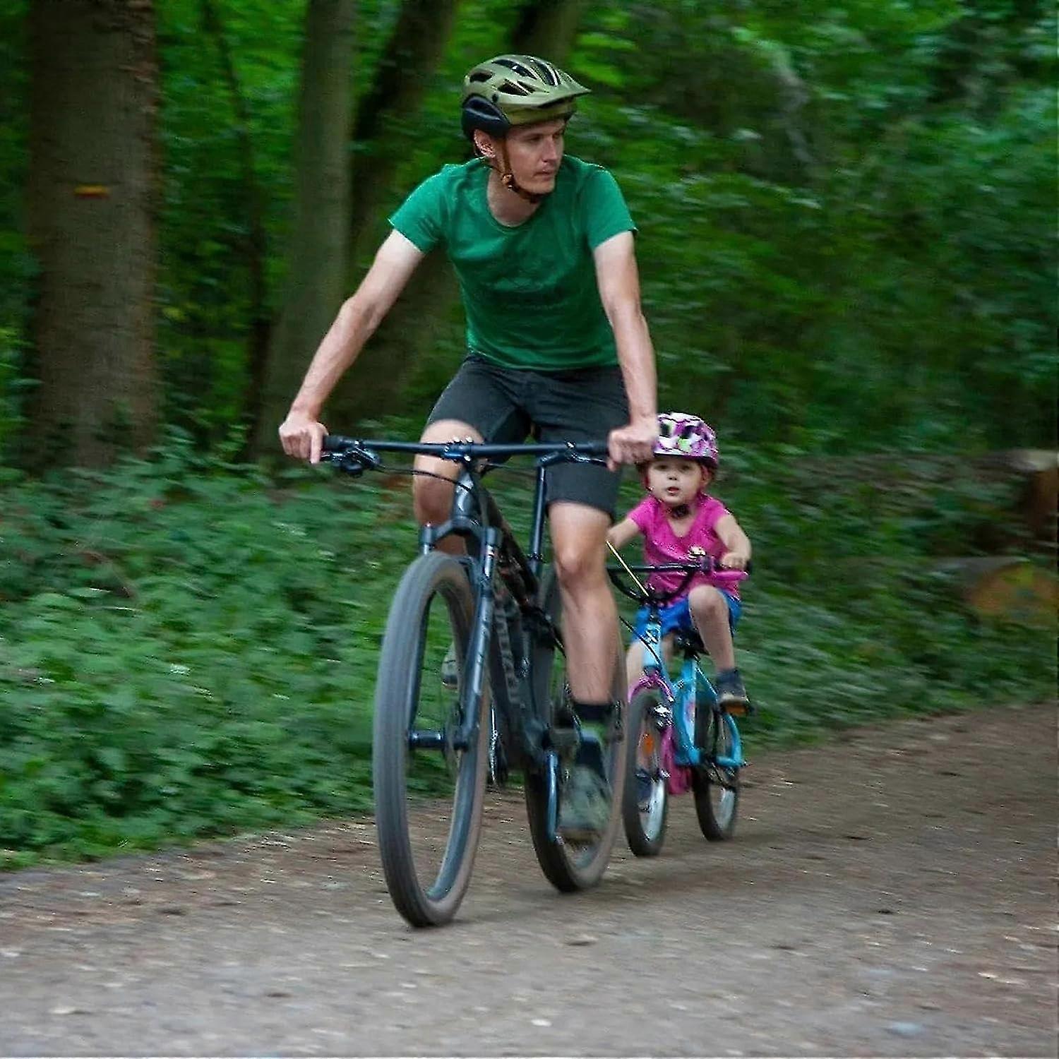 Bike Towing System Child Retractable, Bike Trailer Hitch Connector ...