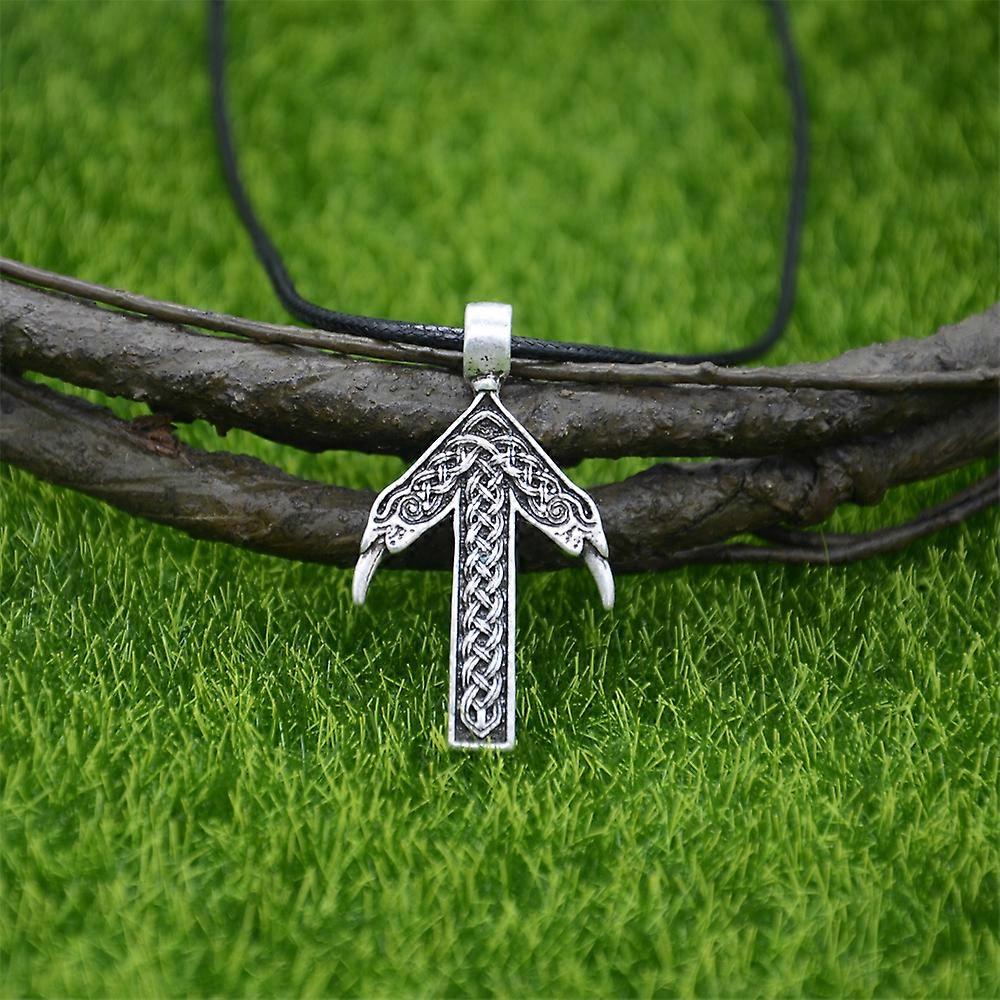 Nostalgia Warrior Rune Teiwaz Odin Raven Symbol Viking Runes Jewelry ...