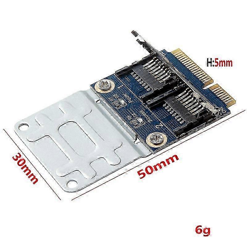 2 SSD HDD suitable for Laptop Dual - SD SDHC SDXC TF to Mini PCIe ...