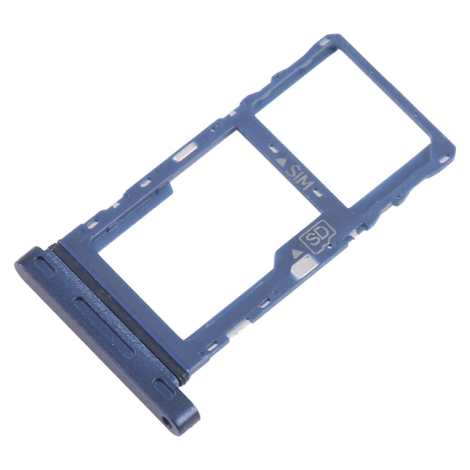 For Nokia T20 COMPATIBLE SIM Card Tray + Micro SD Card Tray (Blue ...