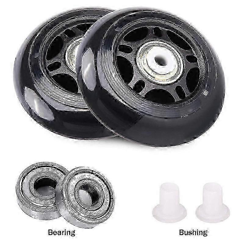 4 Pack Inline Skate Wheels Indoor/Outdoor Replacement Wheel with ...