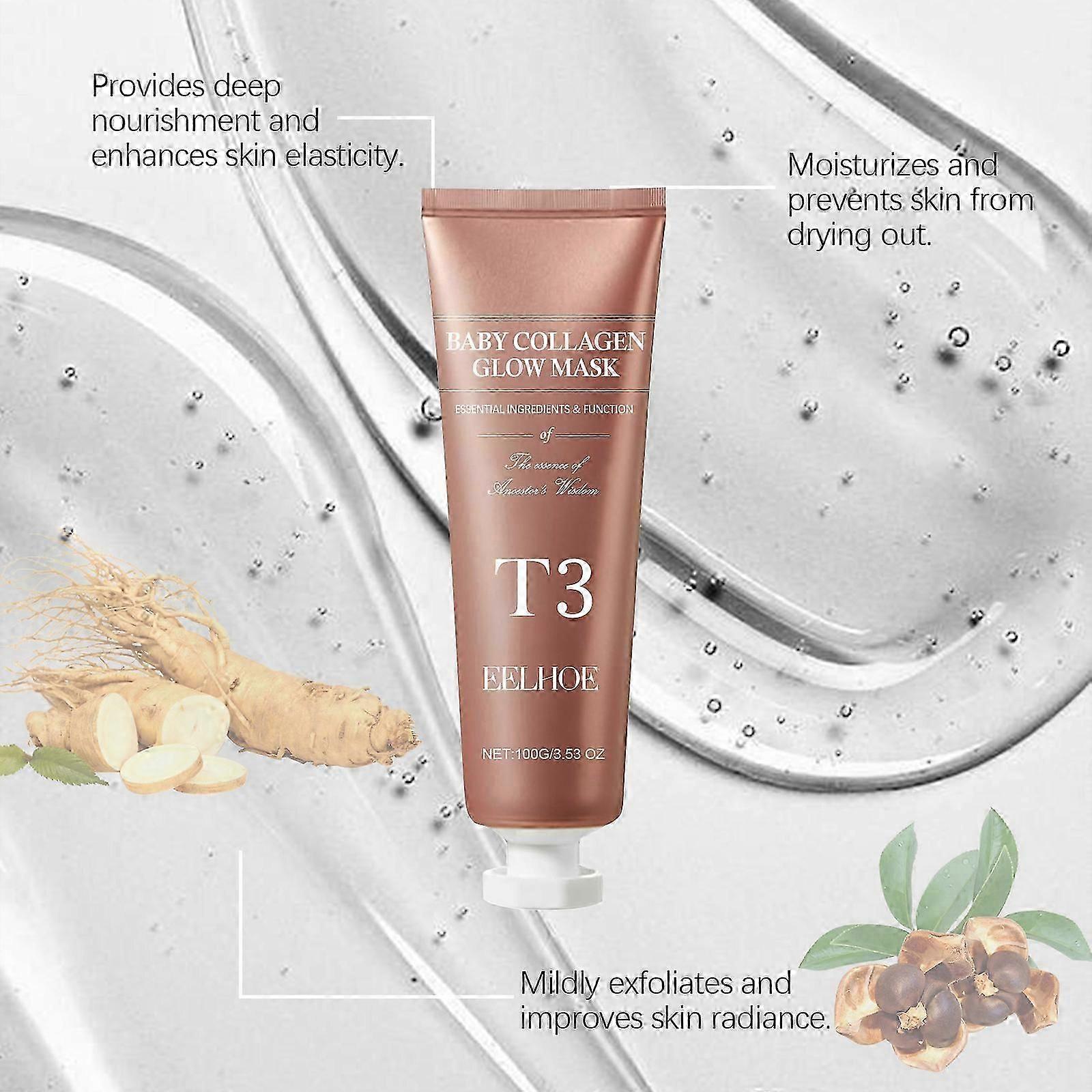 Baby Collagen Glow Mask T3 Collagen Mask, T3 Collagen Peel Off Mask ...