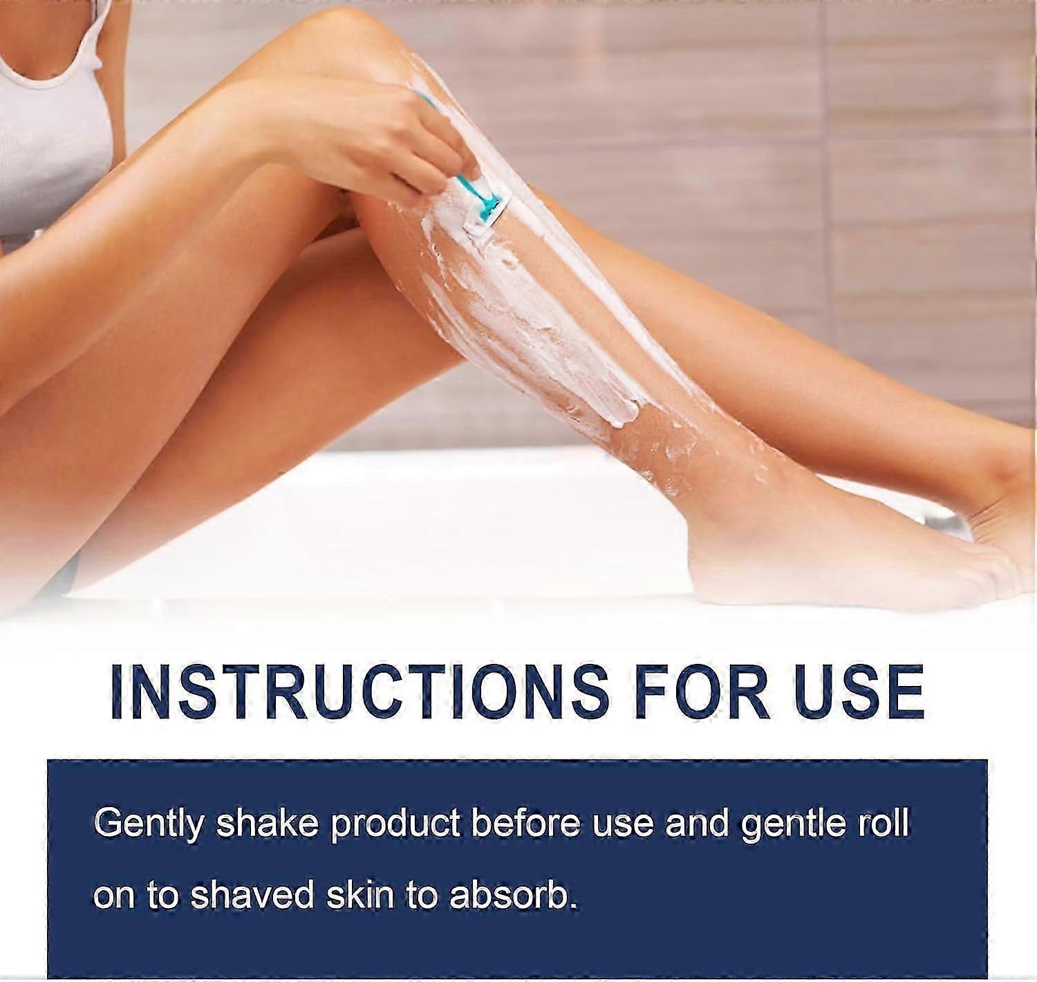 Razor Bumps Treatment for Women and Men, After Shave Solution Roll-On ...