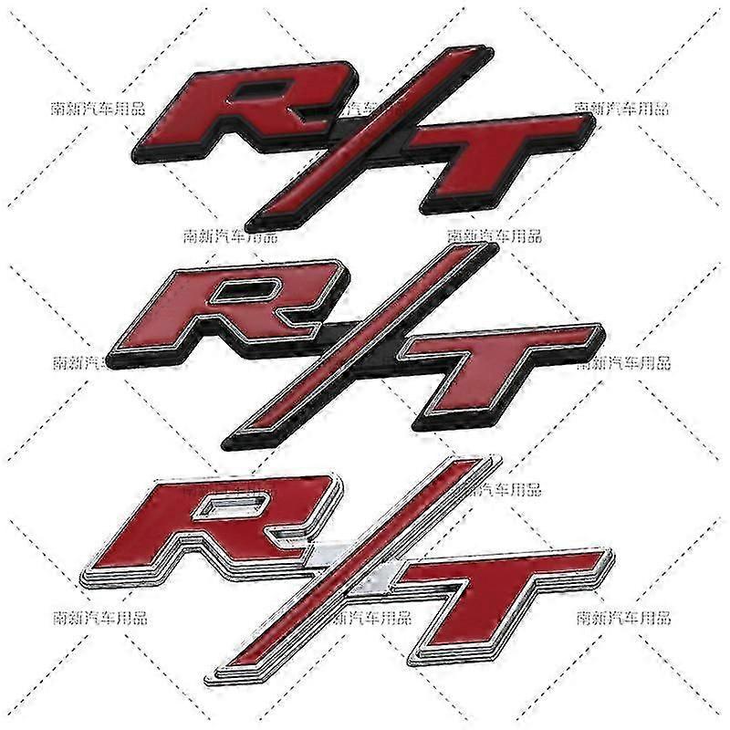 Metal R/t Rt Logo Emblem Badge Car Front Grille Stickers For Dodge ...