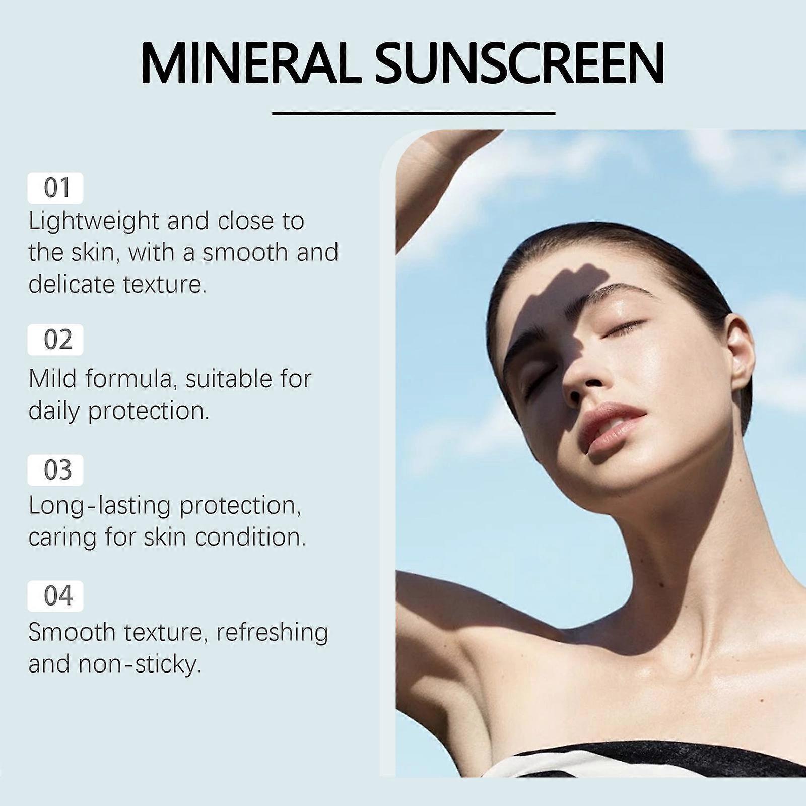 Sensitive Mineral Sunscreen SPF 50+, Waterproof Broad Spectrum ...