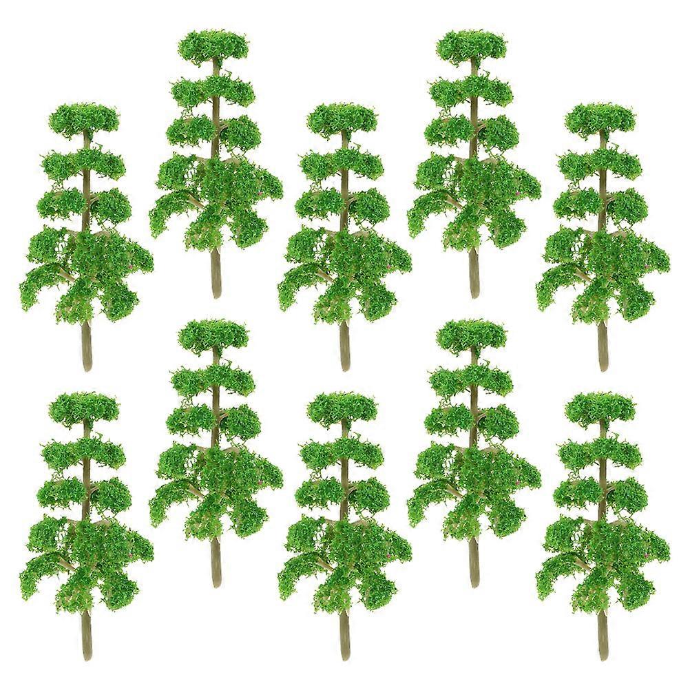 Plastic Model Trees for Diorama and Decoration Green Color Realistic ...