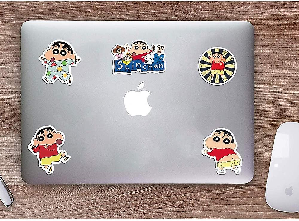50pcs Anime Crayon Shin-chan Stickers for Laptop Stickers Water Bottle ...