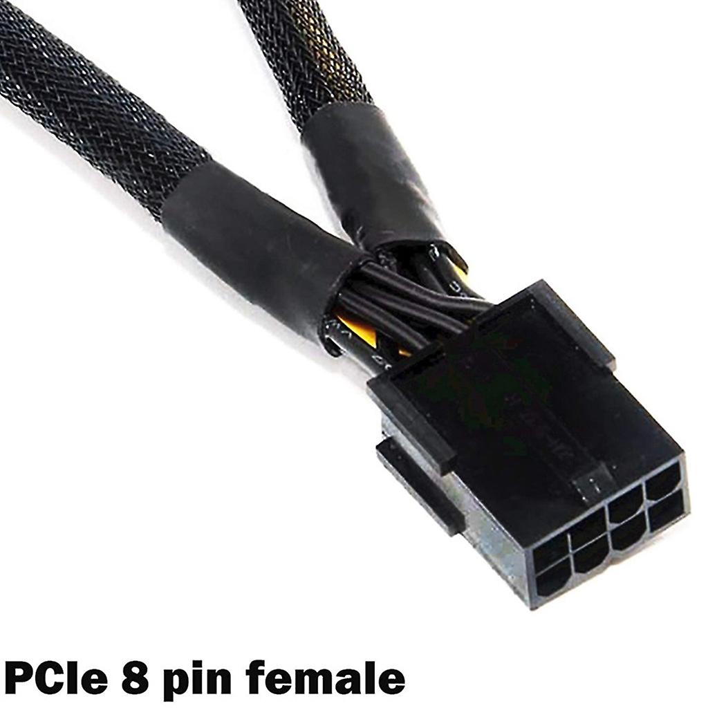 Gpu Pci E Power Adapter 8 Pin Female To Dual 2x 8 Pin (6+2) Male 7.87in ...