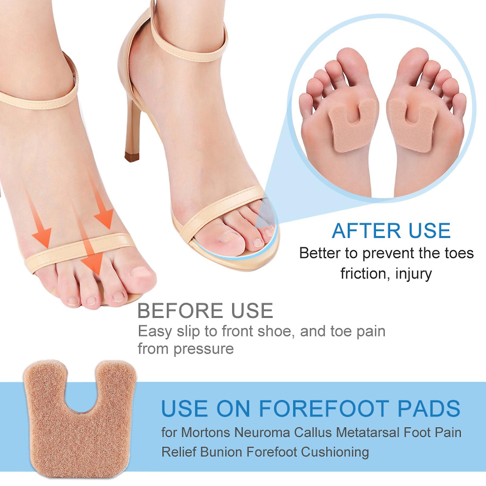 U-Shaped Felt Callus Pads | Protect Calluses from Rubbing on Shoes ...