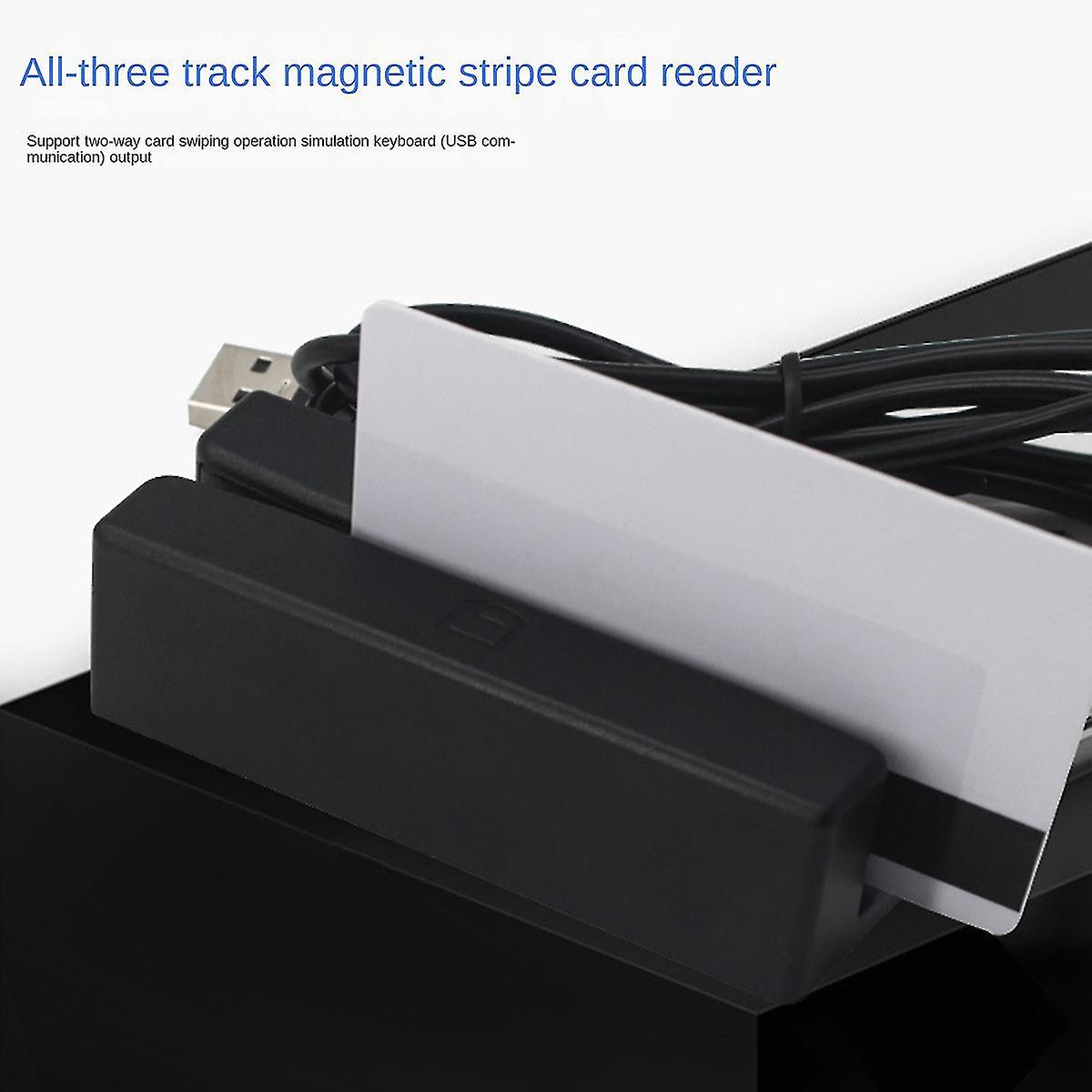 Msr90 Usb Magnetic Strip Card Reading Machine Card Reader Stripe 3 ...