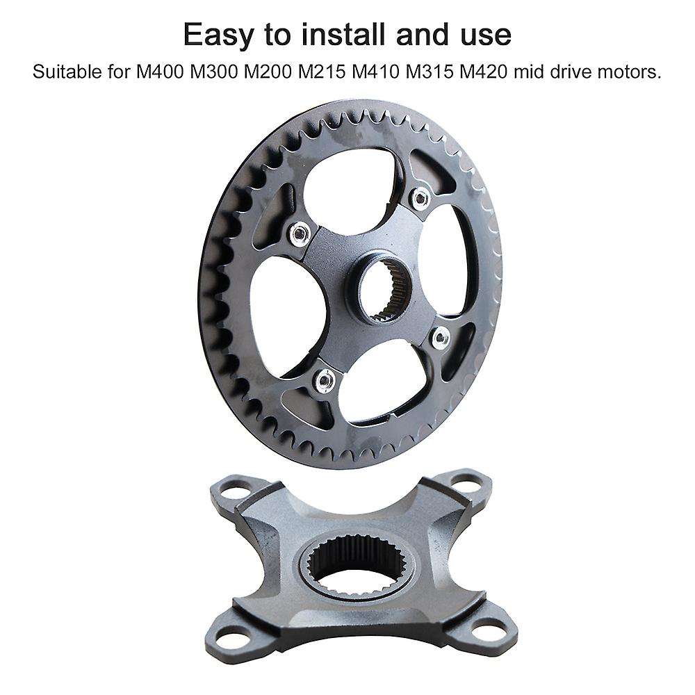 42t Bike Chainring Chain Wheel Gear Adapter For Mid Drive Motor | Fruugo NL